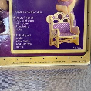 Punchkins | Toys | Vintage 982 Punch N Play Punchkins Paula Punchkin ...